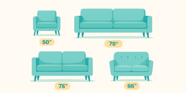 Couch Size Guide: How to Pick the Right Size Sofa | Hudson's Furniture ...